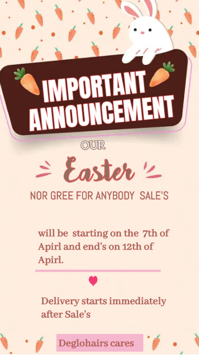 Sales notices Template | PosterMyWall