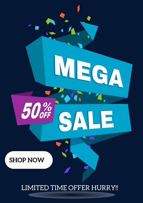 Sales poster Template | PosterMyWall