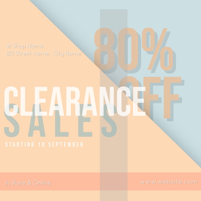 Sales poster Template | PosterMyWall