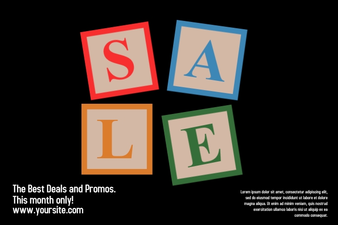 Copy of SALES POSTER TEMPLATES | PosterMyWall