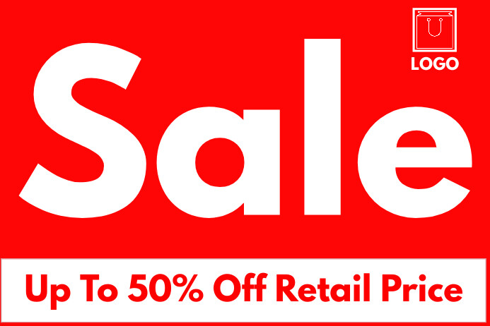 Sales Sign Template Store Window | PosterMyWall