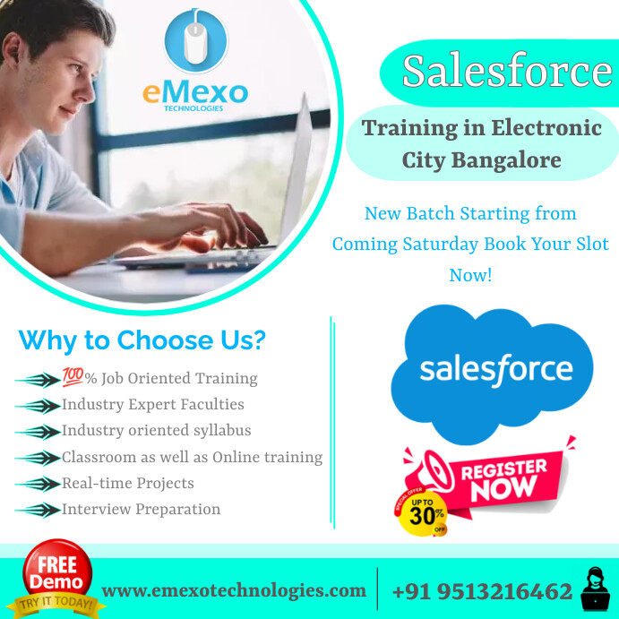 Copy of Salesforce Training in Electronic City Bangal | PosterMyWall