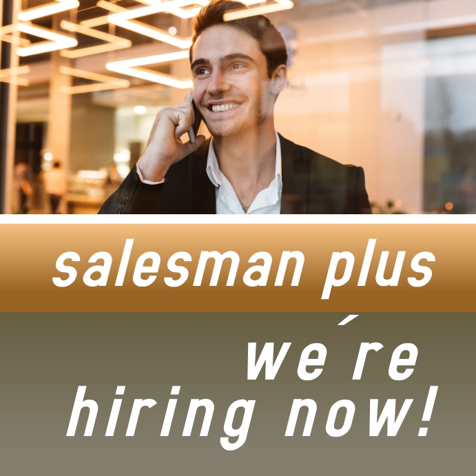 salesman Template | PosterMyWall