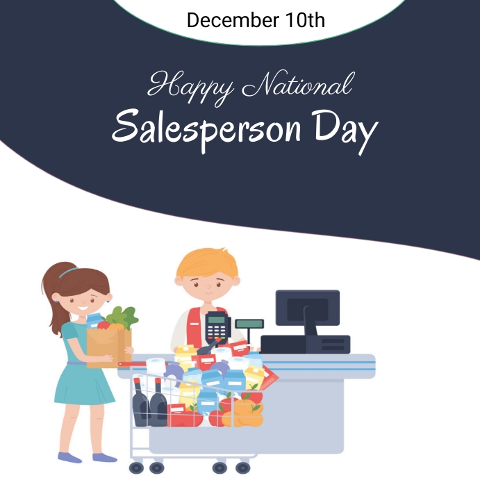 salesperson day Template | PosterMyWall
