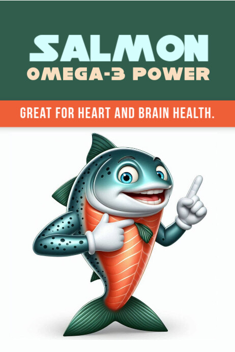 Salmon Template | PosterMyWall