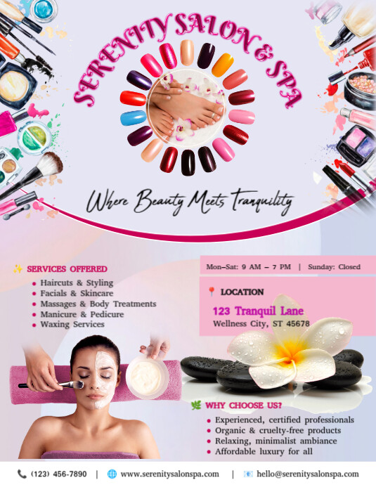 Salon and Spa Ad Template | PosterMyWall