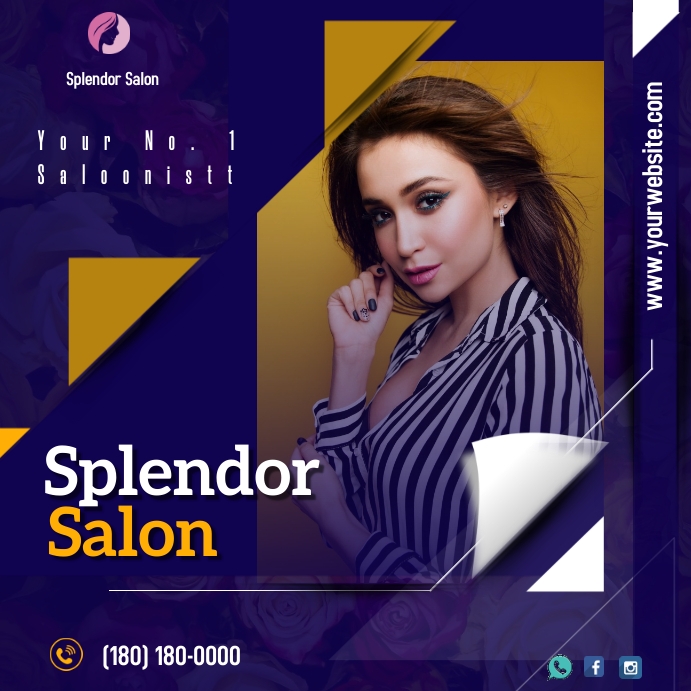 Salon Beauty Shop Ad Template | PosterMyWall
