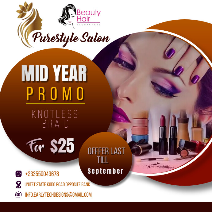 SALON FLYER TEMPLATE | PosterMyWall