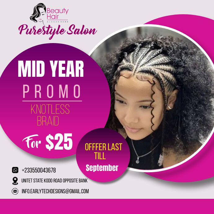 SALON FLYER TEMPLATE | PosterMyWall
