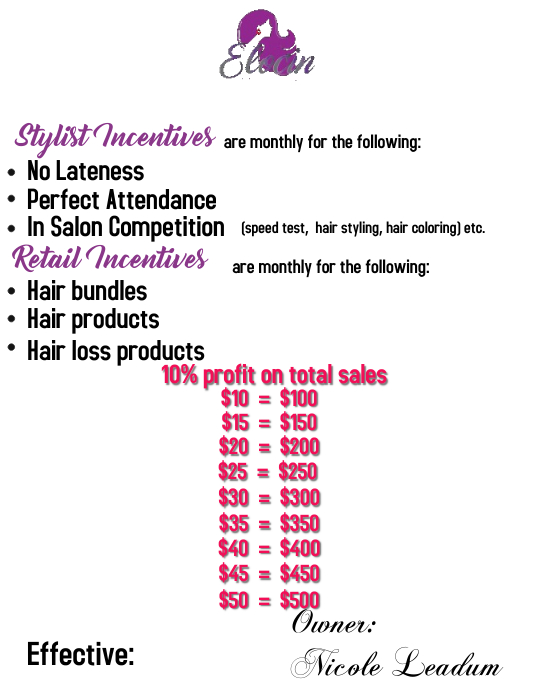 Salon Incentives Template | PosterMyWall
