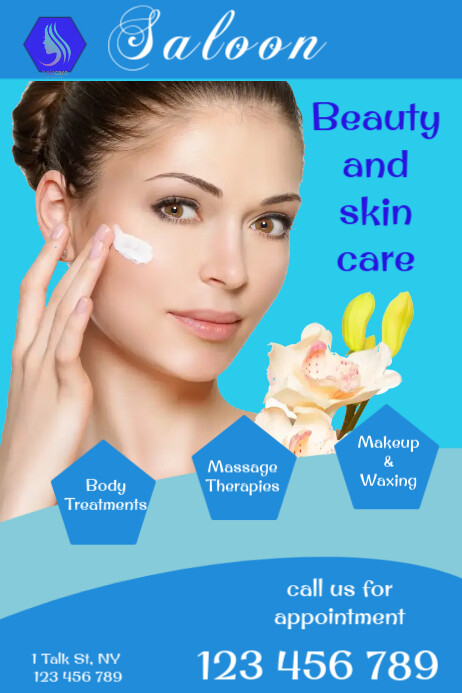 Copy of saloon and spa services poster | PosterMyWall