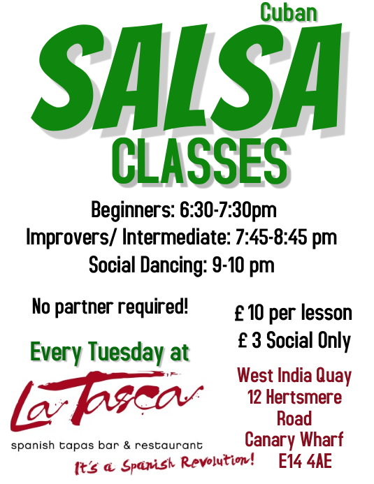 Salsa classes flyer template | PosterMyWall