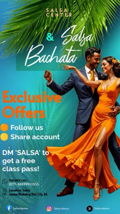 Salsa Dance Poster Templates | PosterMyWall