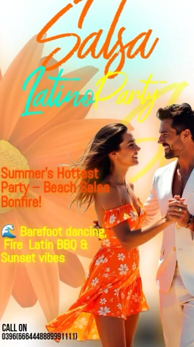 Salsa Dance Poster Templates | PosterMyWall