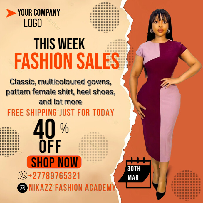 Salsa Fashion week Templat | PosterMyWall