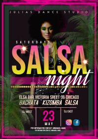 salsa dance event template | PosterMyWall