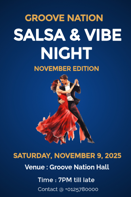 Salsa Party Poster Template | PosterMyWall