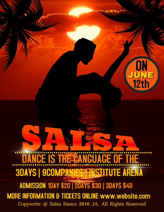 Salsa Template | PosterMyWall