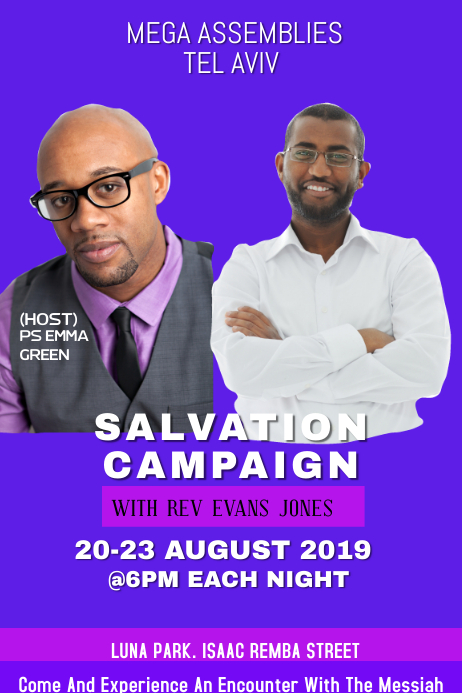 Copy of Salvation Campaign Banner Template | PosterMyWall