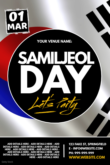 Copy of Samiljeol Day Poster | PosterMyWall