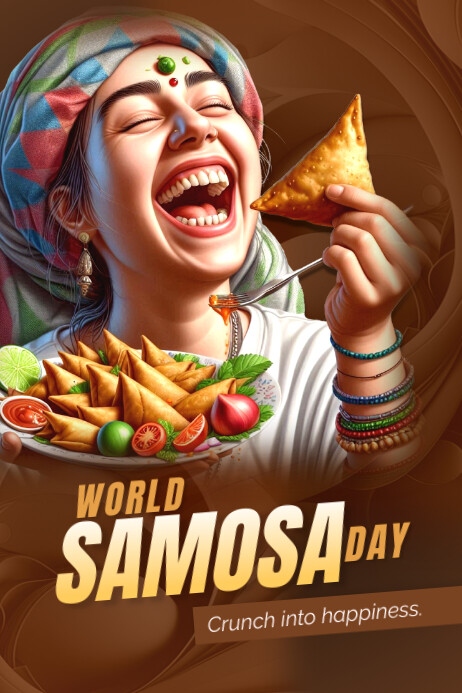 SAMOSA Template | PosterMyWall