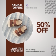 sandals shoes fashion sale template | PosterMyWall
