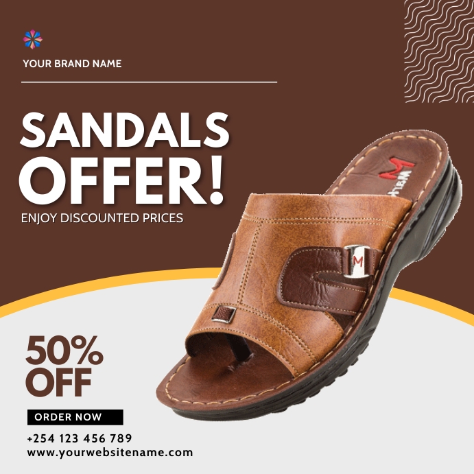 sandals shoes fashion sale template | PosterMyWall