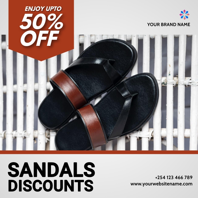 Copy of sandals shoes fashion sale templates | PosterMyWall