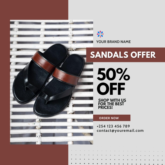 sandals shoes fashion sale templates | PosterMyWall