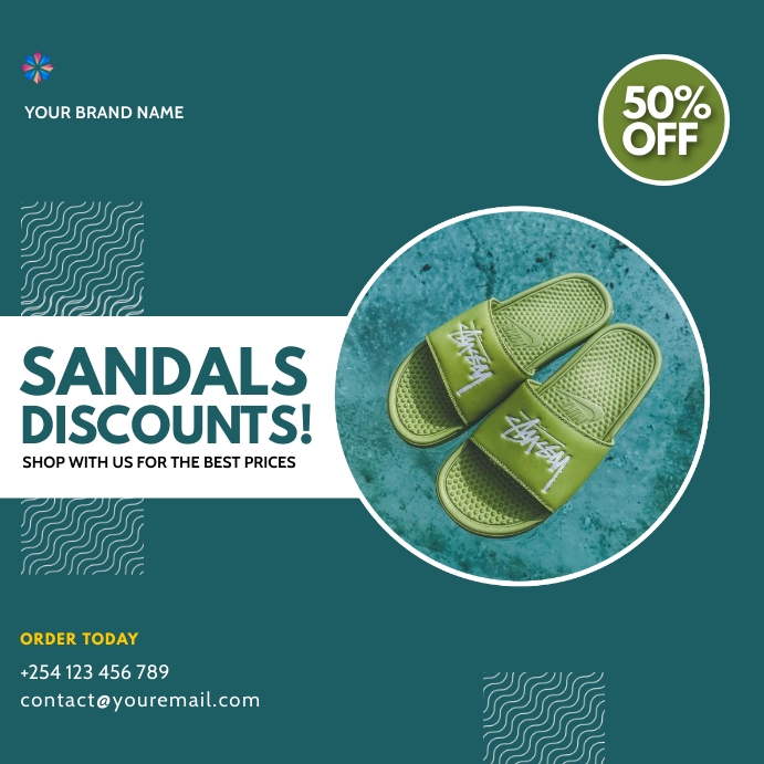 sandals shoes fashion sale templates | PosterMyWall