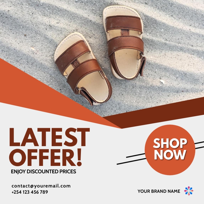 Copy of sandals shoes fashion sale templates | PosterMyWall