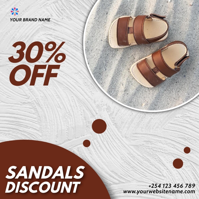 Copy of sandals shoes fashion sale templates | PosterMyWall
