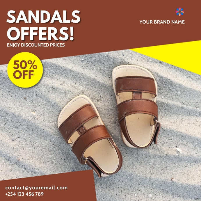 sandals shoes fashion sale templates | PosterMyWall