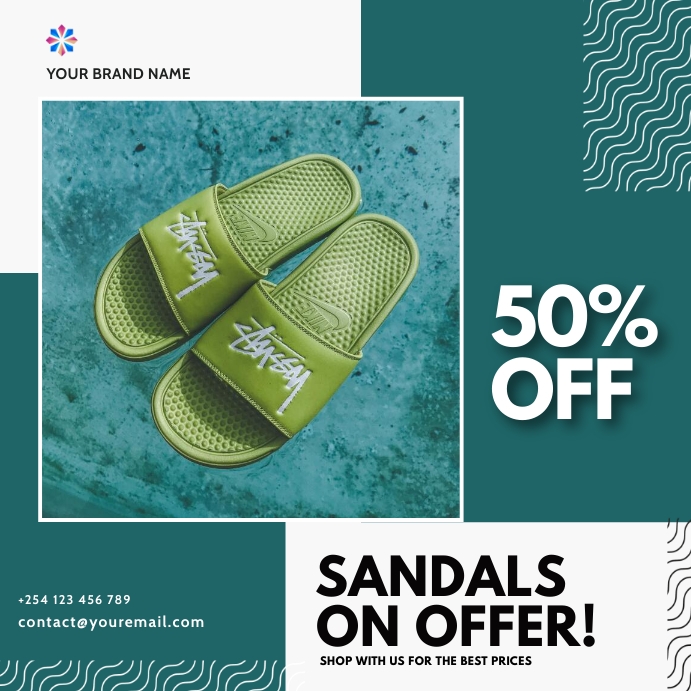 sandals shoes fashion sale templates | PosterMyWall