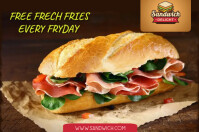 SANDWICH Template | PosterMyWall