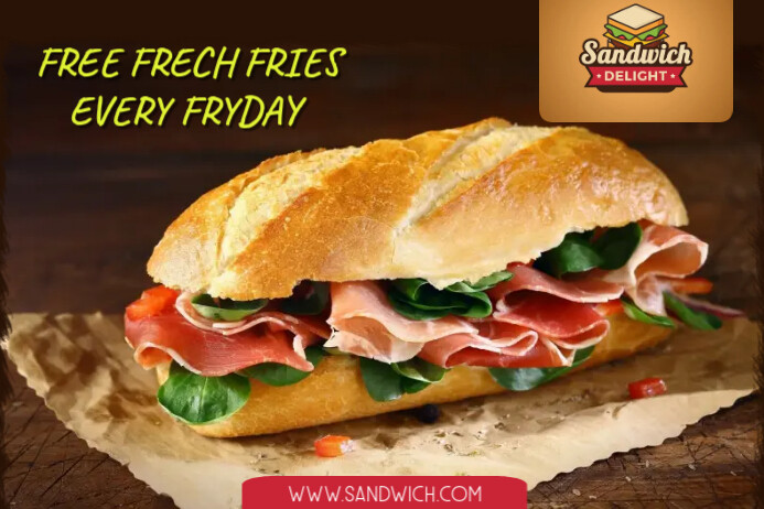 SANDWICH Template | PosterMyWall