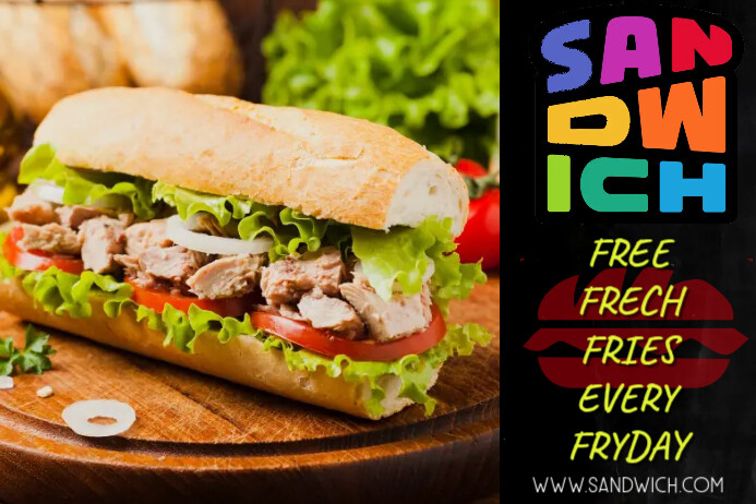 SANDWICH Template | PosterMyWall