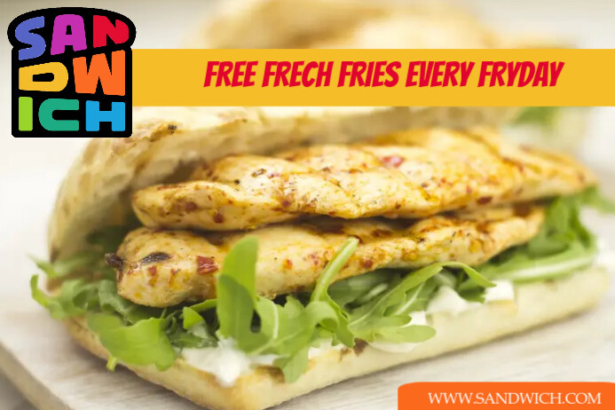 SANDWICH Template | PosterMyWall