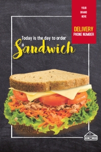 Natural sandwich Template | PosterMyWall