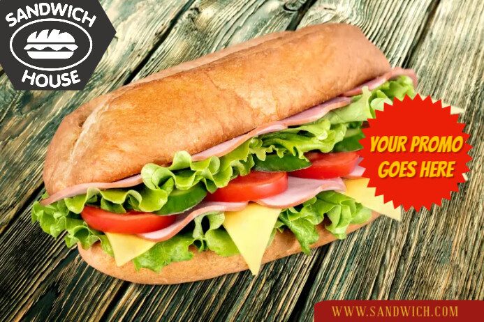 Sandwich Templat | PosterMyWall