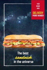 SANDWICH Template | PosterMyWall