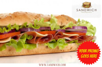 SANDWICH Template | PosterMyWall