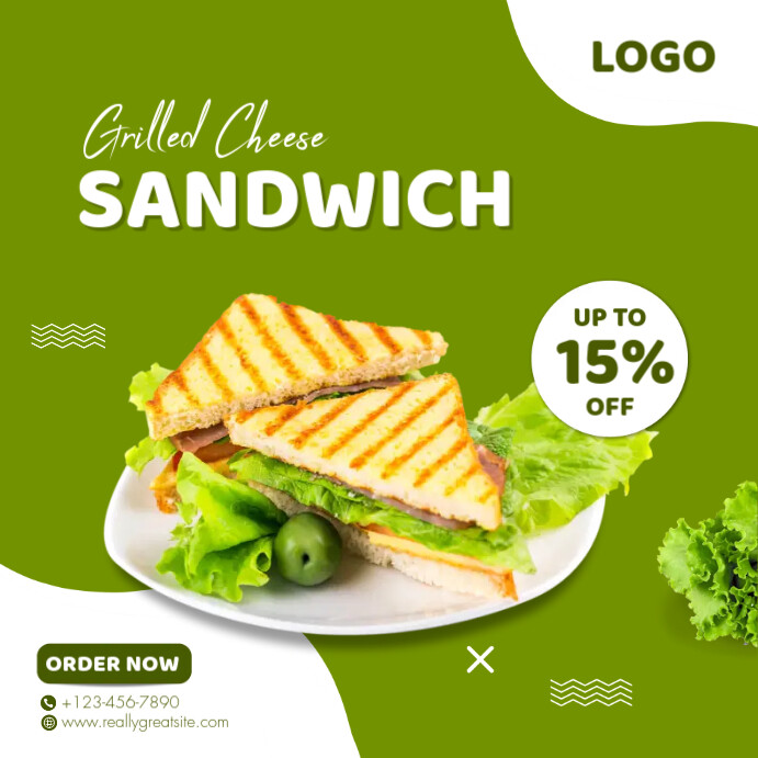 SANDWICH MENU TEMPLATE | PosterMyWall