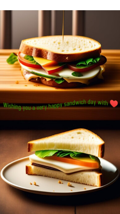 Sandwich post Template | PosterMyWall