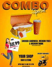 sandwich Template | PosterMyWall