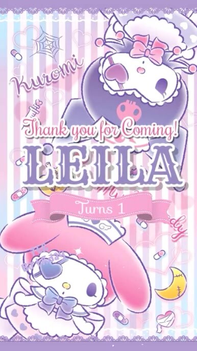Plantilla de Sanrio birthday invitation | PosterMyWall