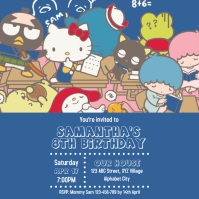 Sanrio Birthday Invitation Template | PosterMyWall
