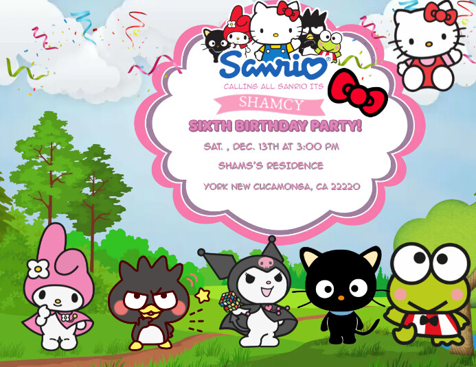 Sanrio instargram post Template | PosterMyWall