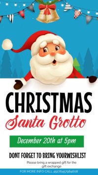 santa grotto Template | PosterMyWall