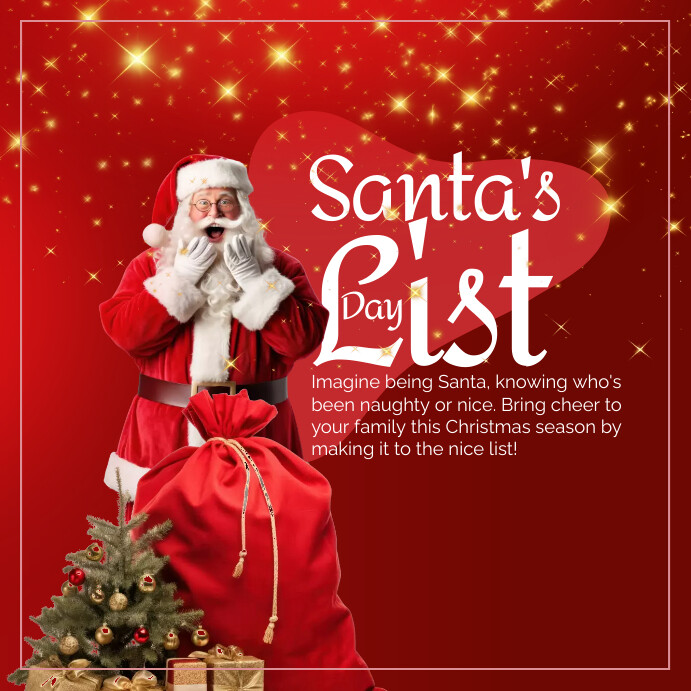 Copy of Santa's List Day Instagram Post | PosterMyWall